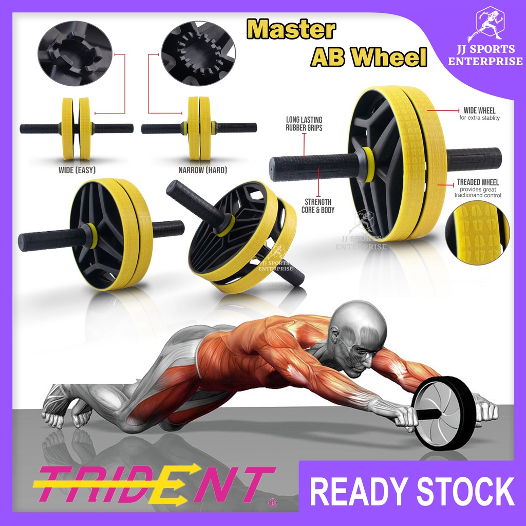 Trident Master Ab Wheel Roller Fitness Equipment Abs Wheel Roller ...