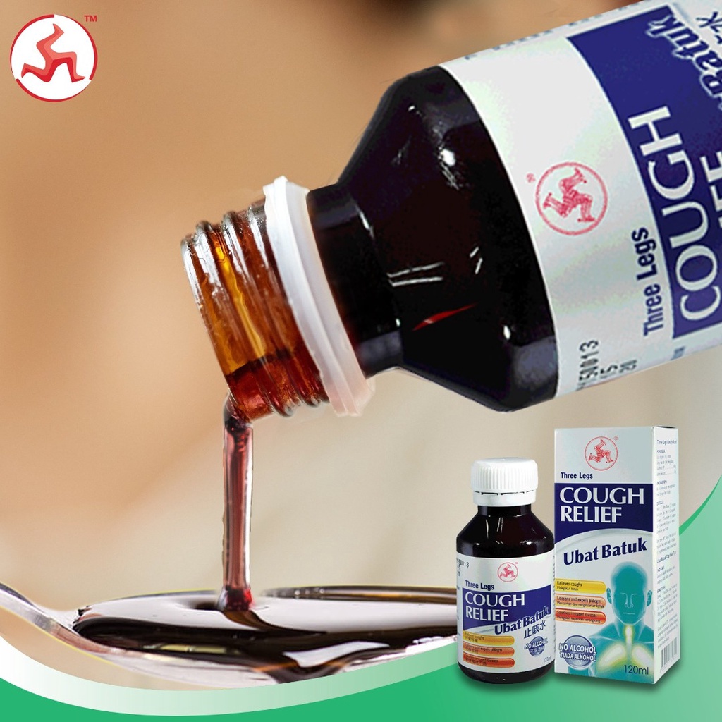 [READYSTOCK] UBAT BATUK CAP KAKI TIGA 120ML - MELEGAKAN BATUK/KAHAK ...