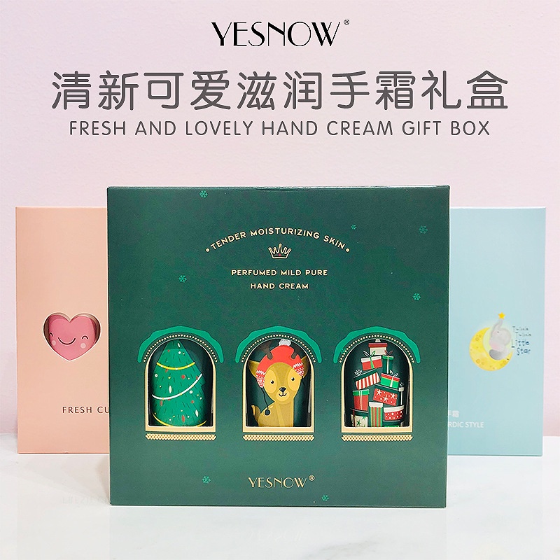 YESNOW Christmas Hand Cream Good Night Hand Cream Set Moisturizing Cute Cartoon | Shopee Malaysia