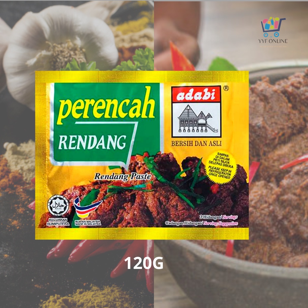 Adabi Perencah Rendang Paste (120G) | Shopee Malaysia