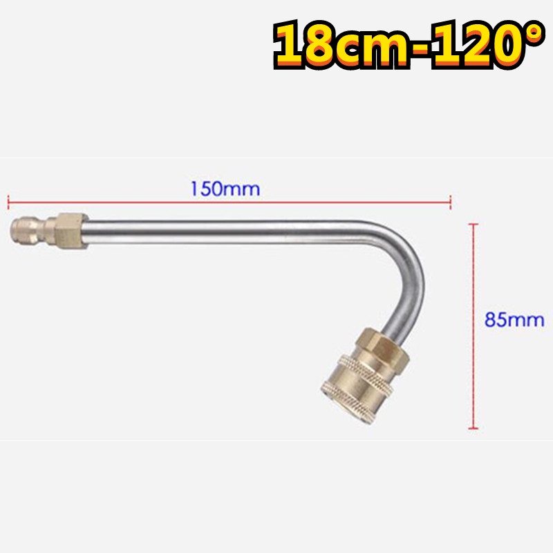 Curved Extension Wand with 1/4 Quick Plug Connector Lance Spear for ...