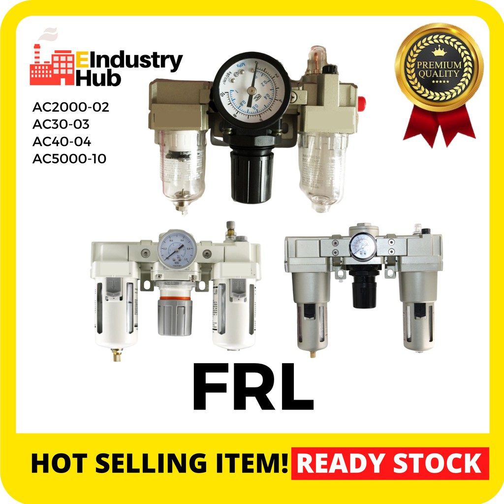 Swish SMC Type FRL Air Regulator Compressor Air Filter Water Separator ...