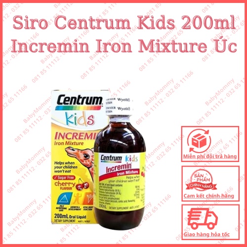 Centrum Kids Syrup 200ml Incremin Iron Mixture Australia | Shopee Malaysia