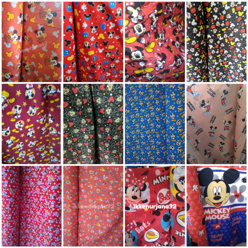 Polymicro bed sheet fabric with soft, smooth mikymouse children's ...