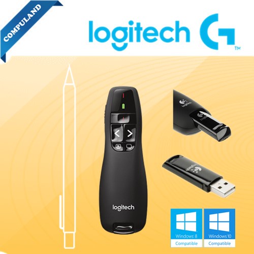 Logitech Wireless Presenter R400 [Laser Presentation Remote] | Shopee ...