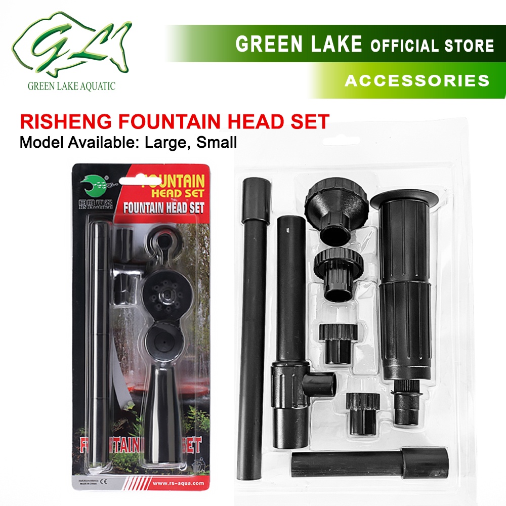 Risheng Fountain Head Set [Small / Large] Mini Fountain Kit Aquarium ...