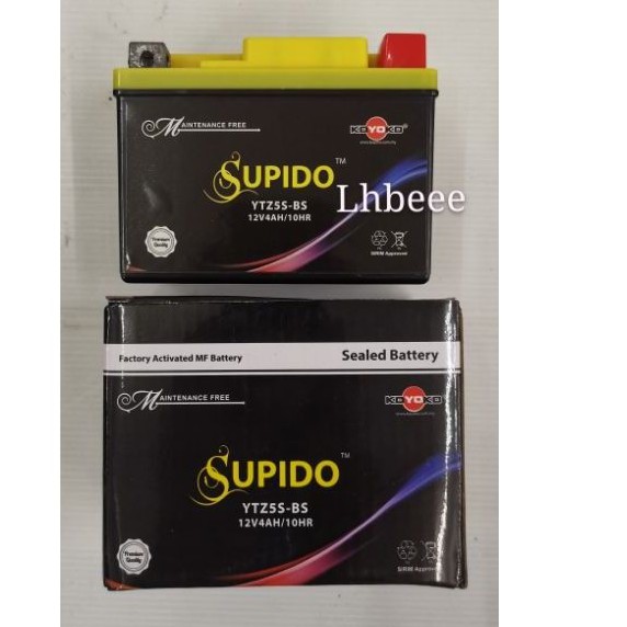 Koyoko YTZ5BS Supido Battery Sealed YTZ5S | Shopee Malaysia