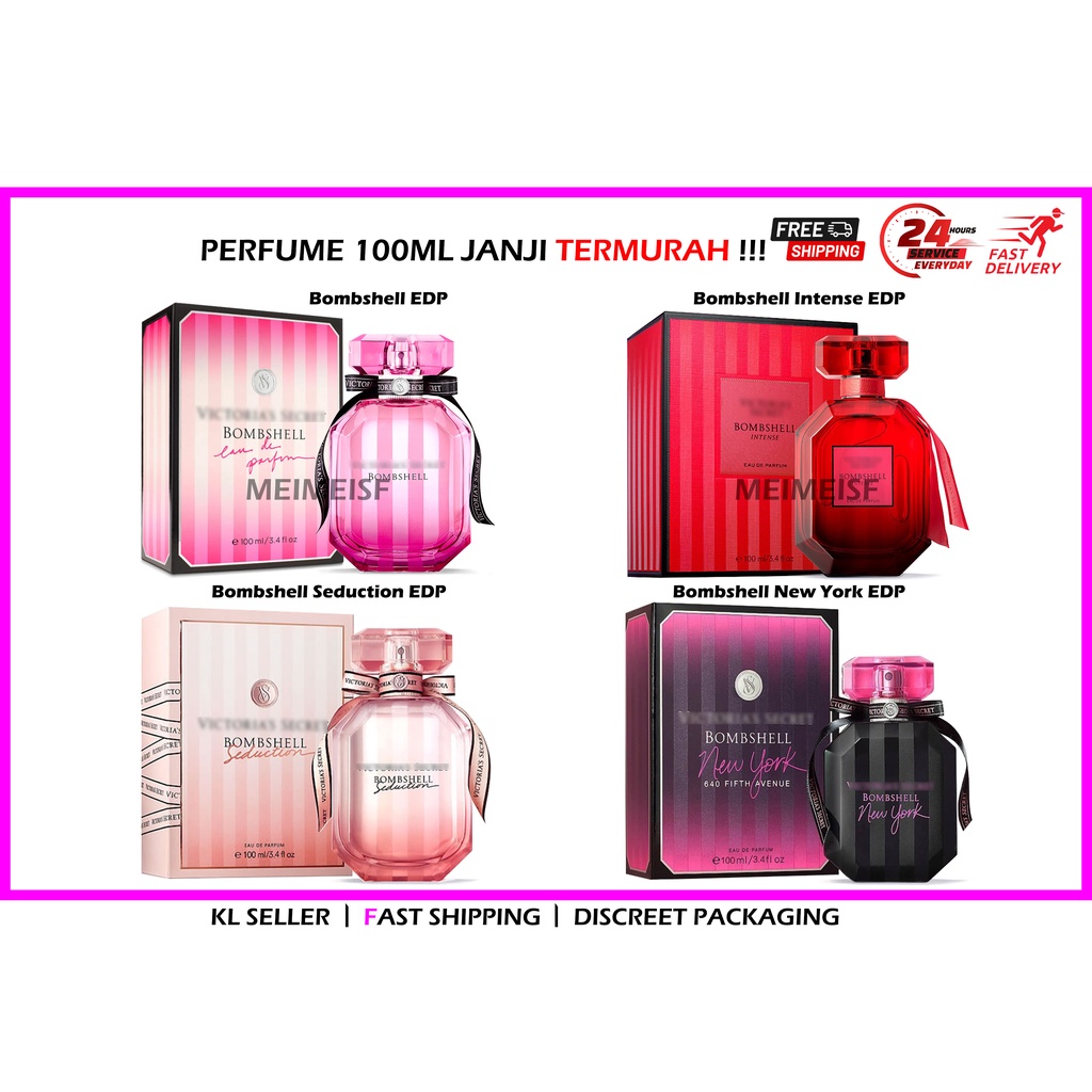 Perfume Victoria Secret Bombshell Series EDP 100ml Minyak Wangi ...