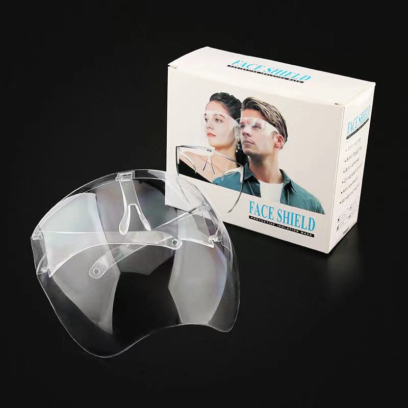 Face Shield transparent face mask blocc Face Shield adult oversize ...