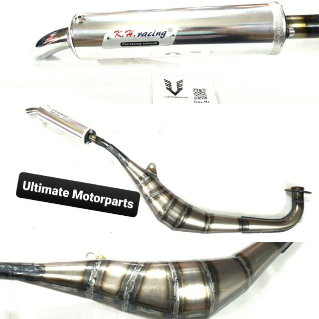 KH Racing exhaust yamaha 125z rxz suzuki panther txr150 rg/rgv gamma ...