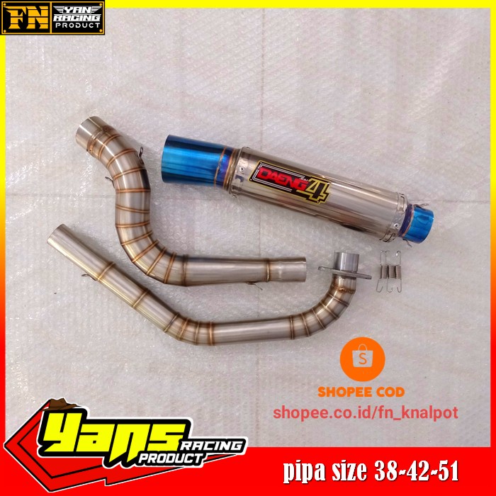 Ekzos DAENG4 38mm PNP Y15/Y15ZR/BELANG150/RS150/LC135 FULL SYSTEM ...