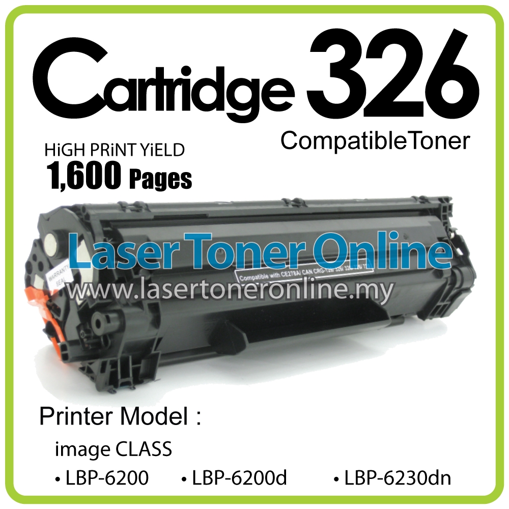 Compatible Canon Cartridge 326 LBP6200 LBP6200d LBP6230dn LBP 6200 ...