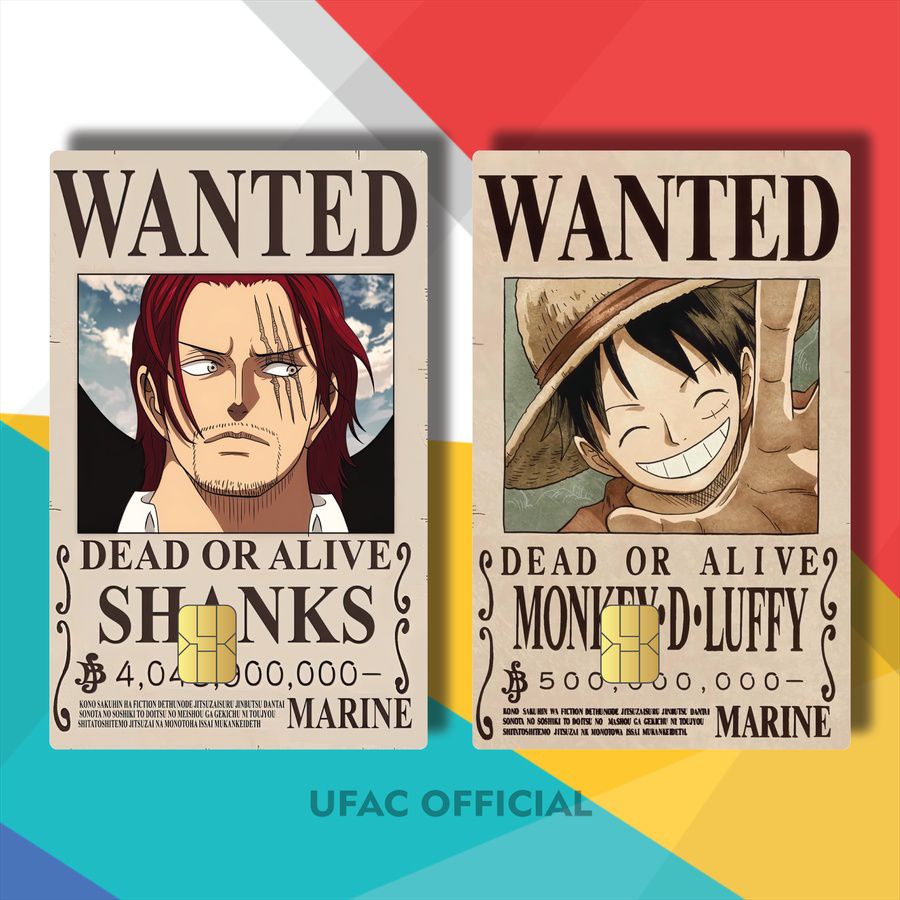 Flazz ANIME ONE PIECE WANTED STICKER JJM2G/EPIDH/ COVER FLAZZ ANIME ONE ...
