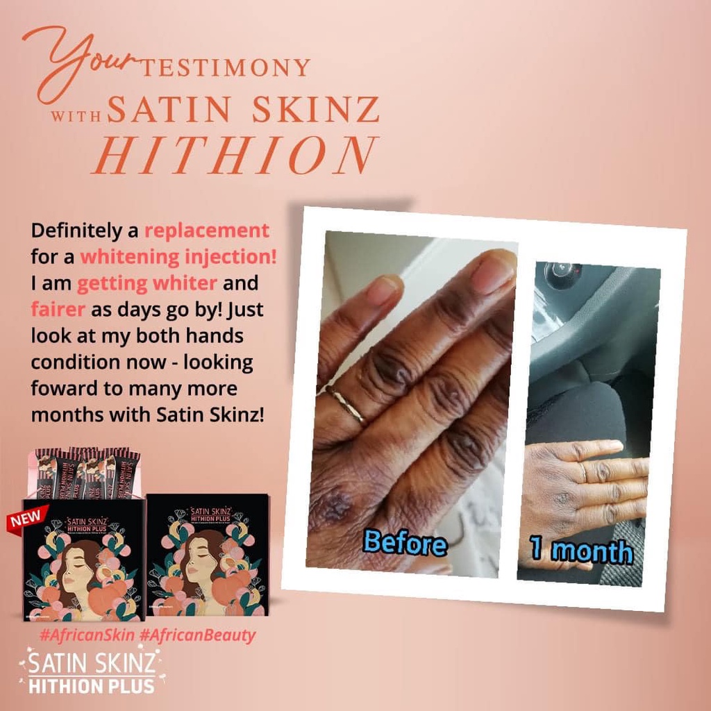 SATIN SKINZ HITHION PLUS (SUPER WHITE) POWERFUL SKIN WHITENING ...