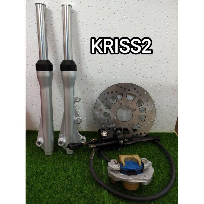 Modenas kriss2 kriss-2 KRISSTWO front fork set ABSORBER depan disc pump ...