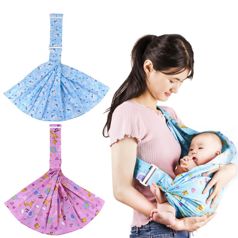 Newborn Sling Carrier Baby Carrier Cotton Kain Gendong Bayi Baby Strap ...