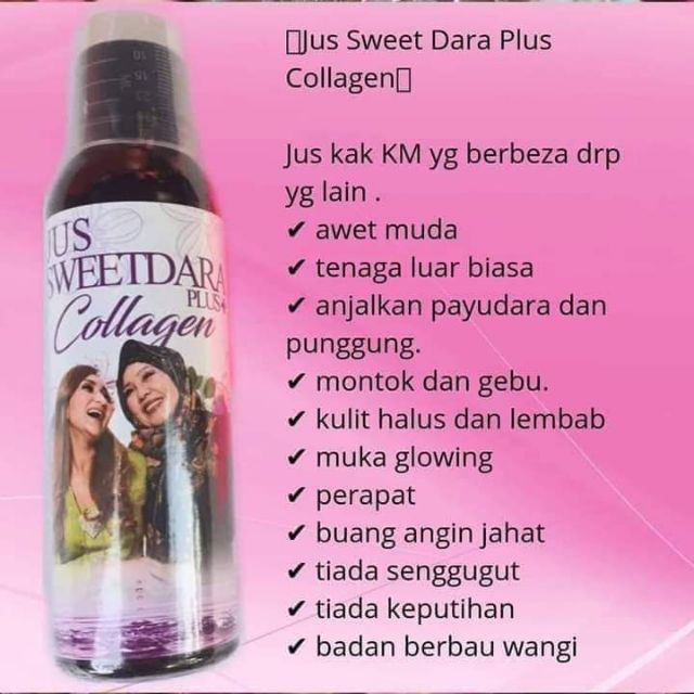 KAK KM JUS SWEET DARA PLUS COLLAGEN | Shopee Malaysia