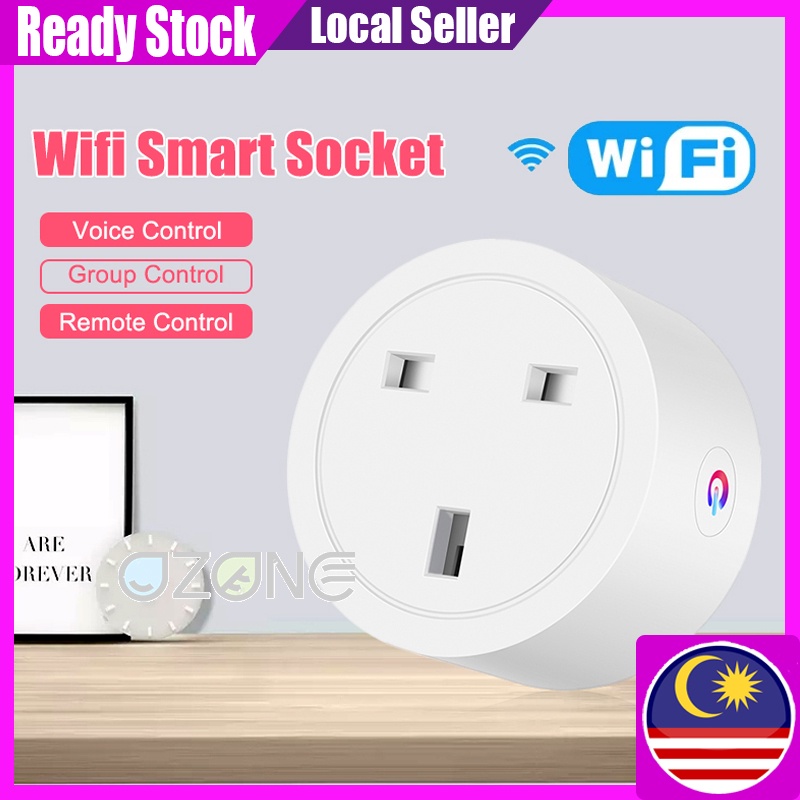 Smart Wifi Plug Socket 16a 20a Tuya Socket Adaptor Outlet Timer Plug