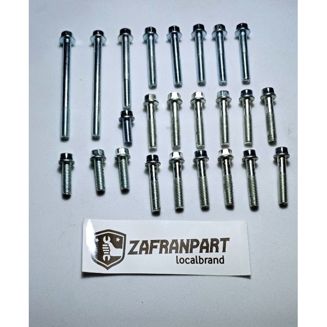 MESIN Set of Left - Right Crangcase Engine Block Bolts for Suzuki ...
