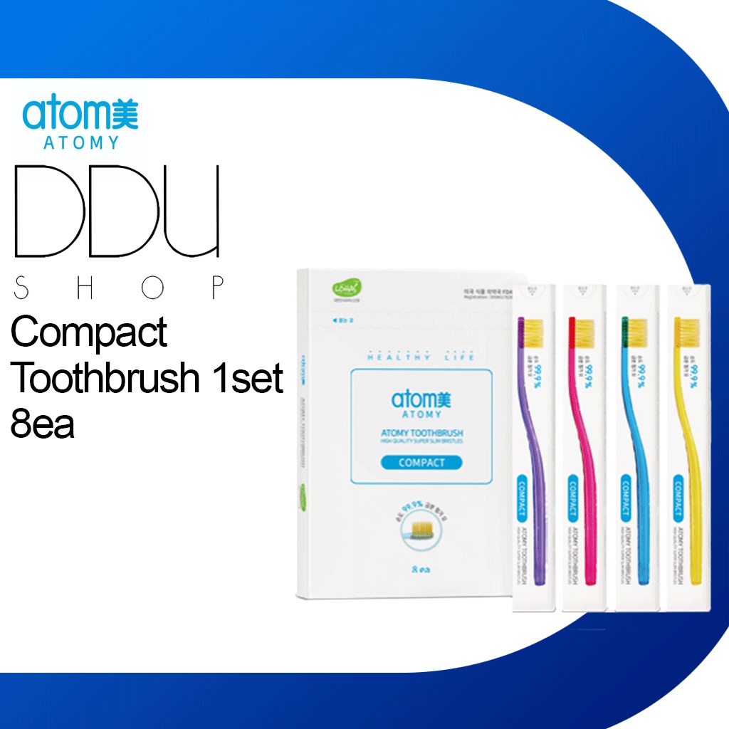 Atomy / Compact Toothbrush 1set (8ea) | Shopee Malaysia