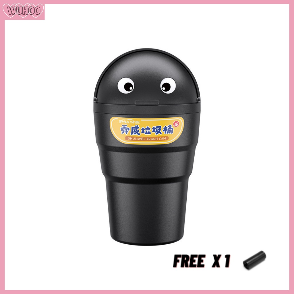 Car Mini Trash Bin Car Trash Can Car Mini Onboard Dustbin Trash Can ...