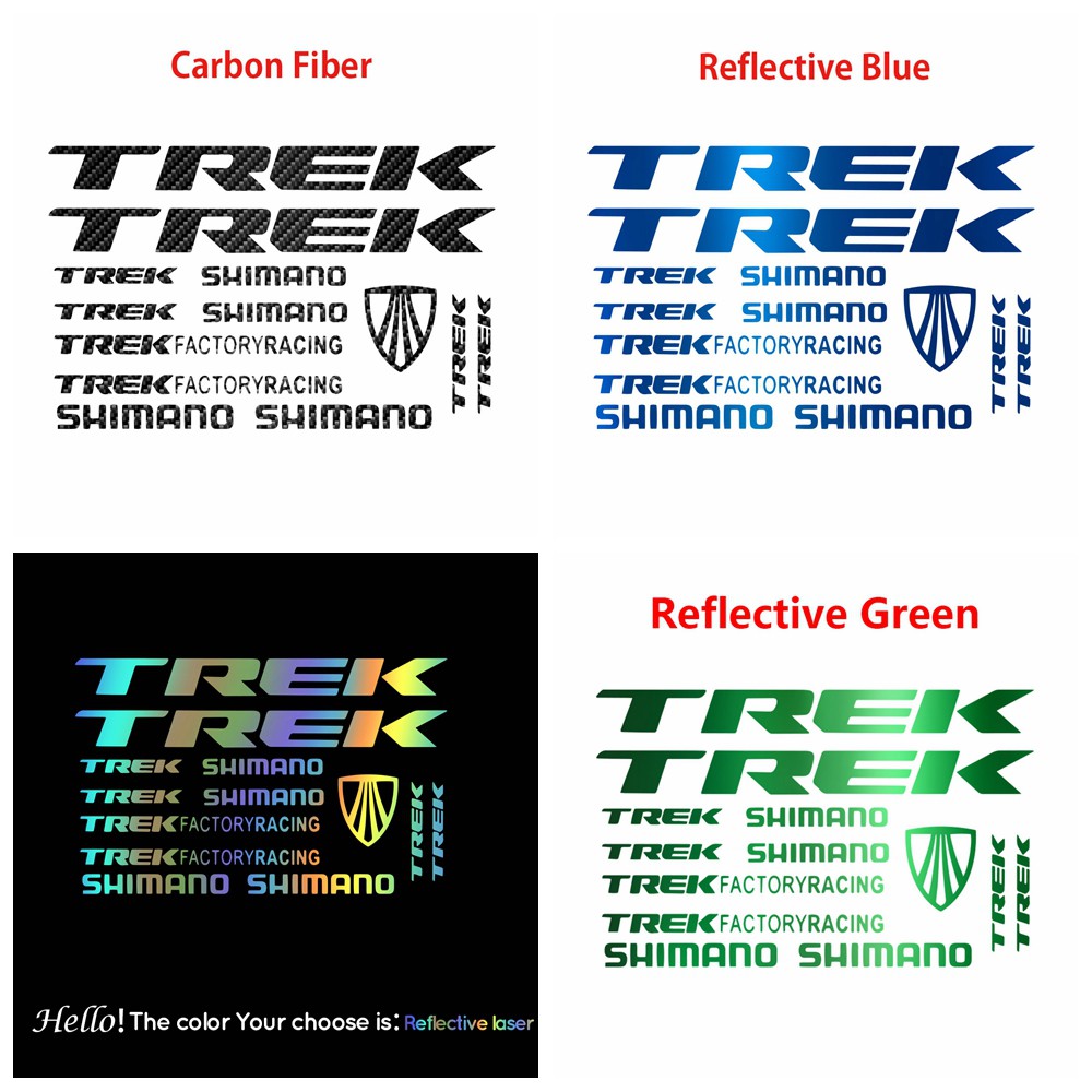 TREK Bike Frame Vinyl Decals Decor Road Cycling Decal Trek Brand MTB ...