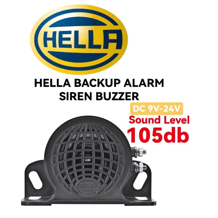 HELLA BACKUP HORN REVERSE ALARM SIREN BUZZER CAR TRUCK LORRY LORI BUS ...