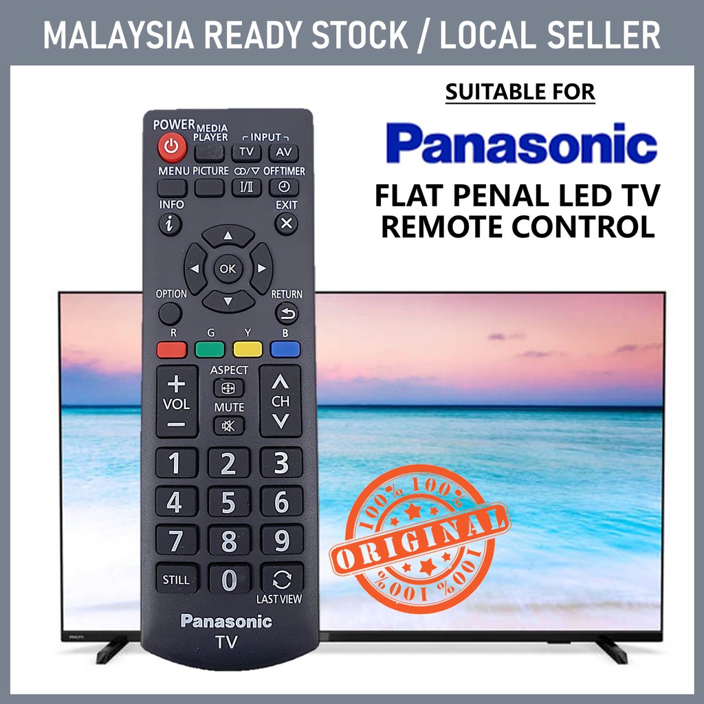 Panasonic ( Original ) Panasonic Flat Panel LED LCD TV Remote Control ...