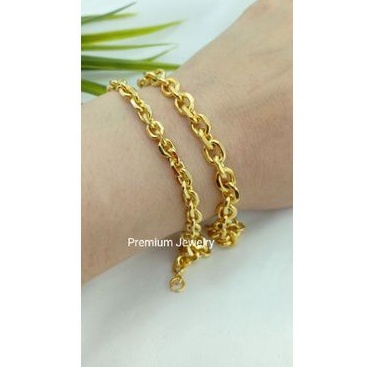 Emas Sadur 24k Gelang Tangan Dewasa 💥 HARGA BORONG | Shopee Malaysia