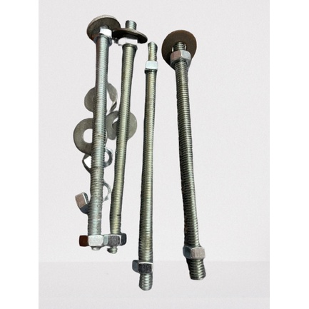 DROP IN ANCHOR WALL PLUG (3/8) + PLAIN THREADED ROD METAL ZINC AIRCOND ...