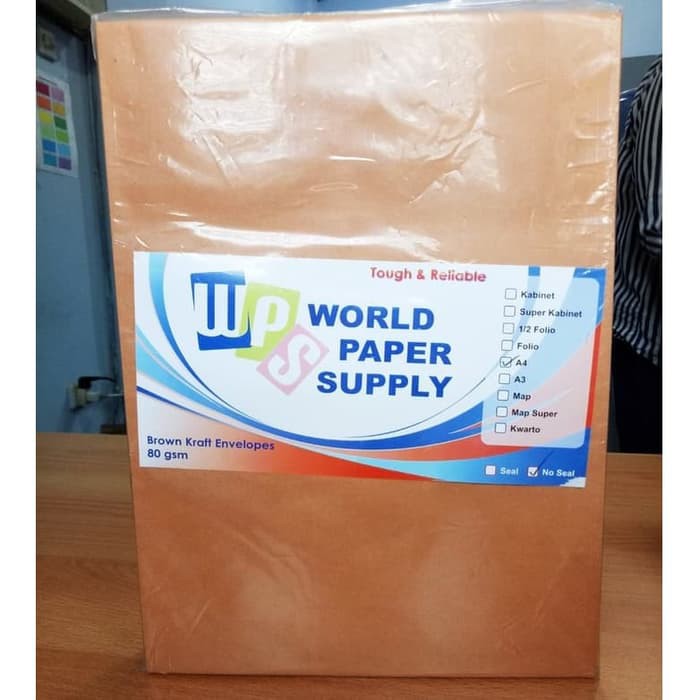Wps A4 Size Brown Envelope (30 x 22 cm) | Shopee Malaysia