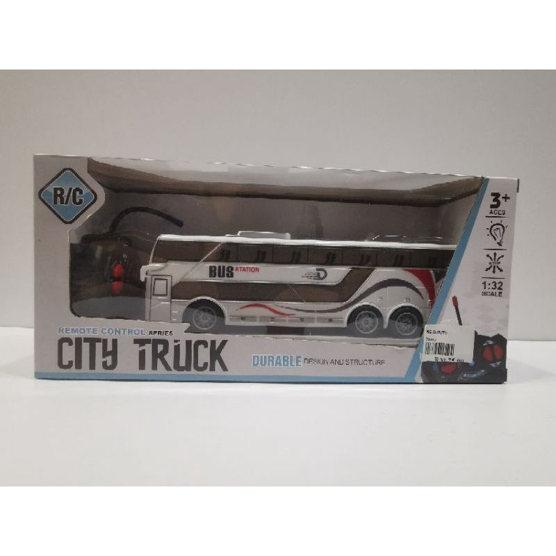 Remote Control City Bus with Light 4CH Electric Simulation RC Tour Bus ...