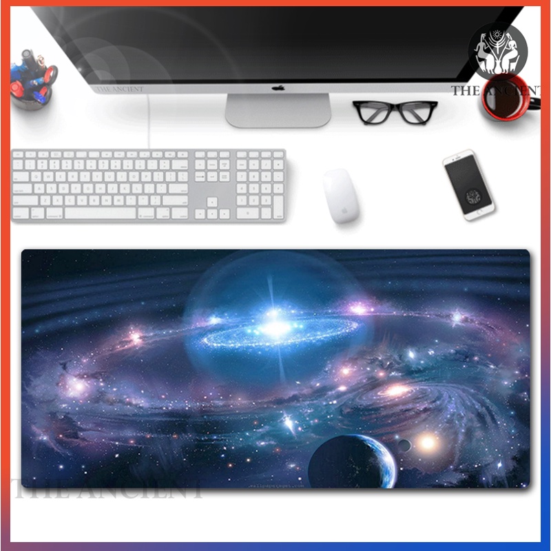 Galaxy Mouse Pad, Pads Tetikus Besar: Large Size Office Home Laptop ...