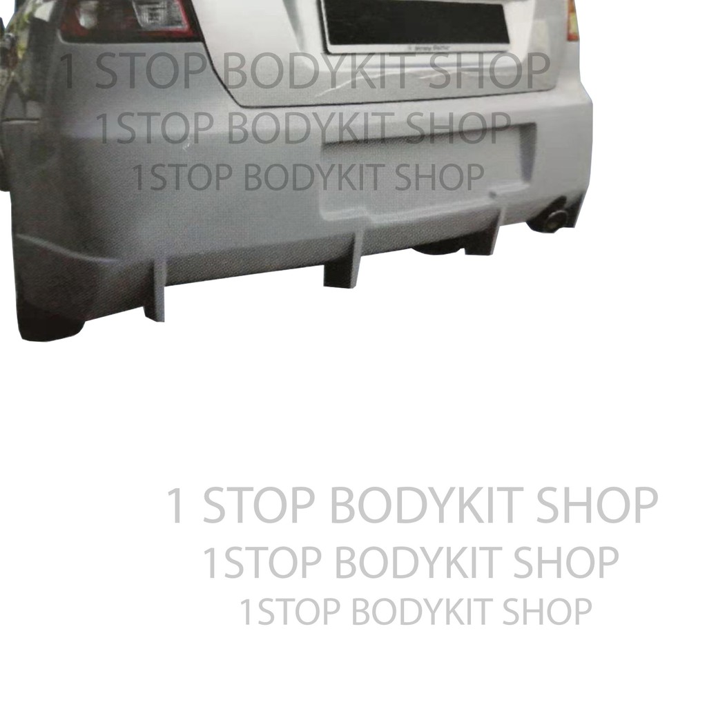 PROTON SAGA FL REAR BUMPER (SUBARU V9)FIBER(FIBERGLASS)SKIRT LIP ...