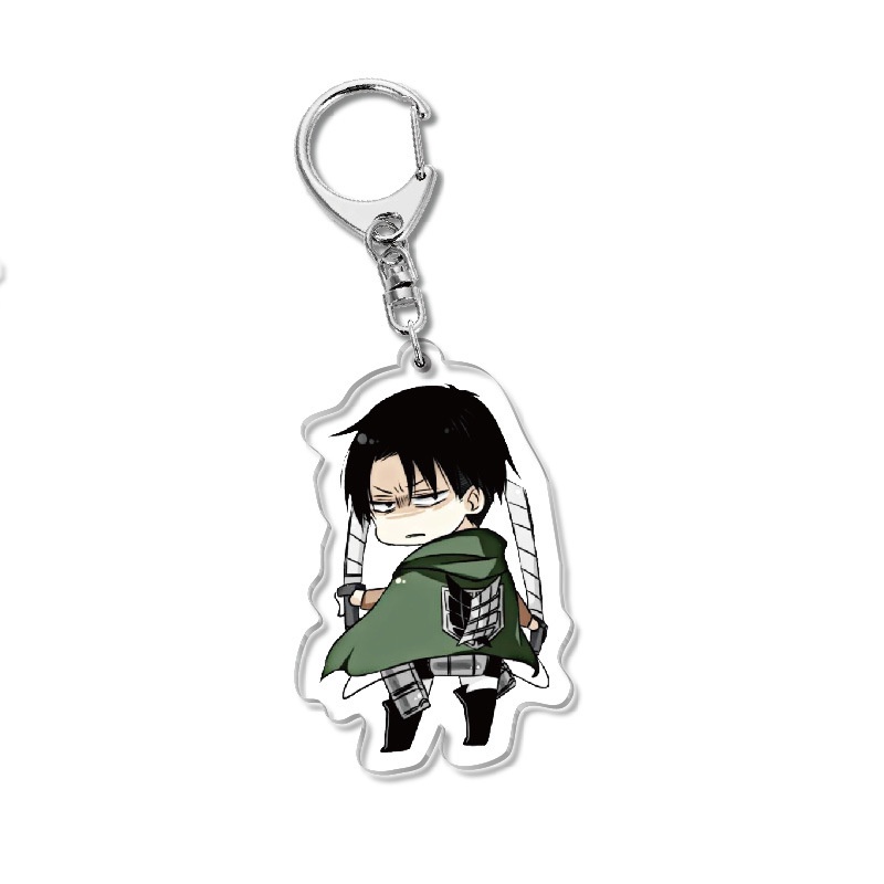 Shingeki no Kyojin Attack on Titan Levi Eren Cute Acrylic Figure ...