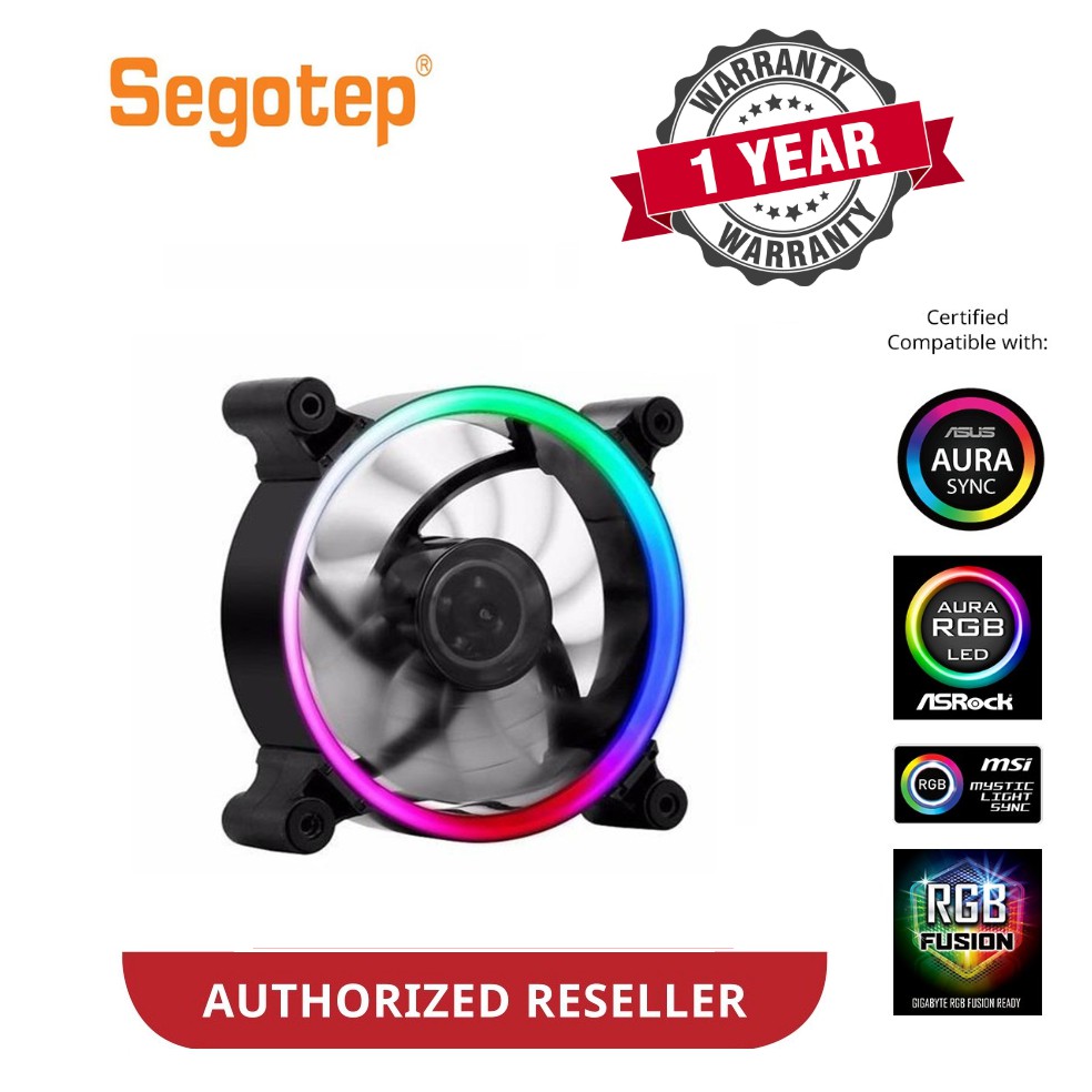 Segotep Pro Vibrant S 120 RGB Fan | Shopee Malaysia