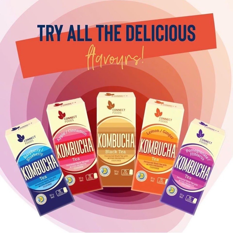 Connect Foods Kombucha Infusion Tea Bag Range 15 pack | Shopee Malaysia