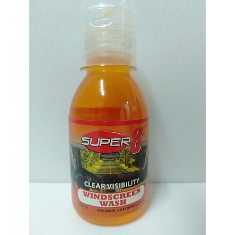 Super 8 Windshield Wiper Fluid Washer Fluid Cleaner 120ml | Shopee Malaysia
