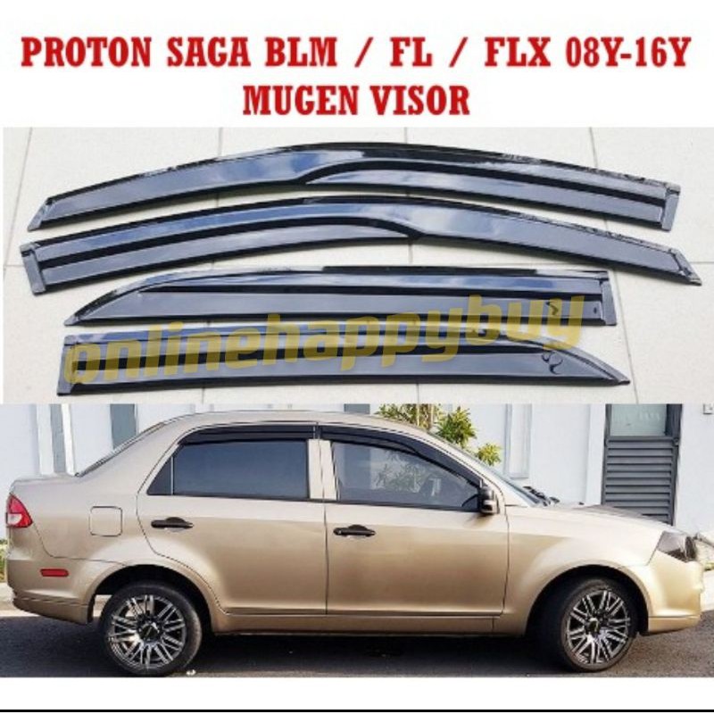 PROTON SAGA BLM / FL / FLX 08Y-16Y MUGEN DOOR VISOR | Shopee Malaysia