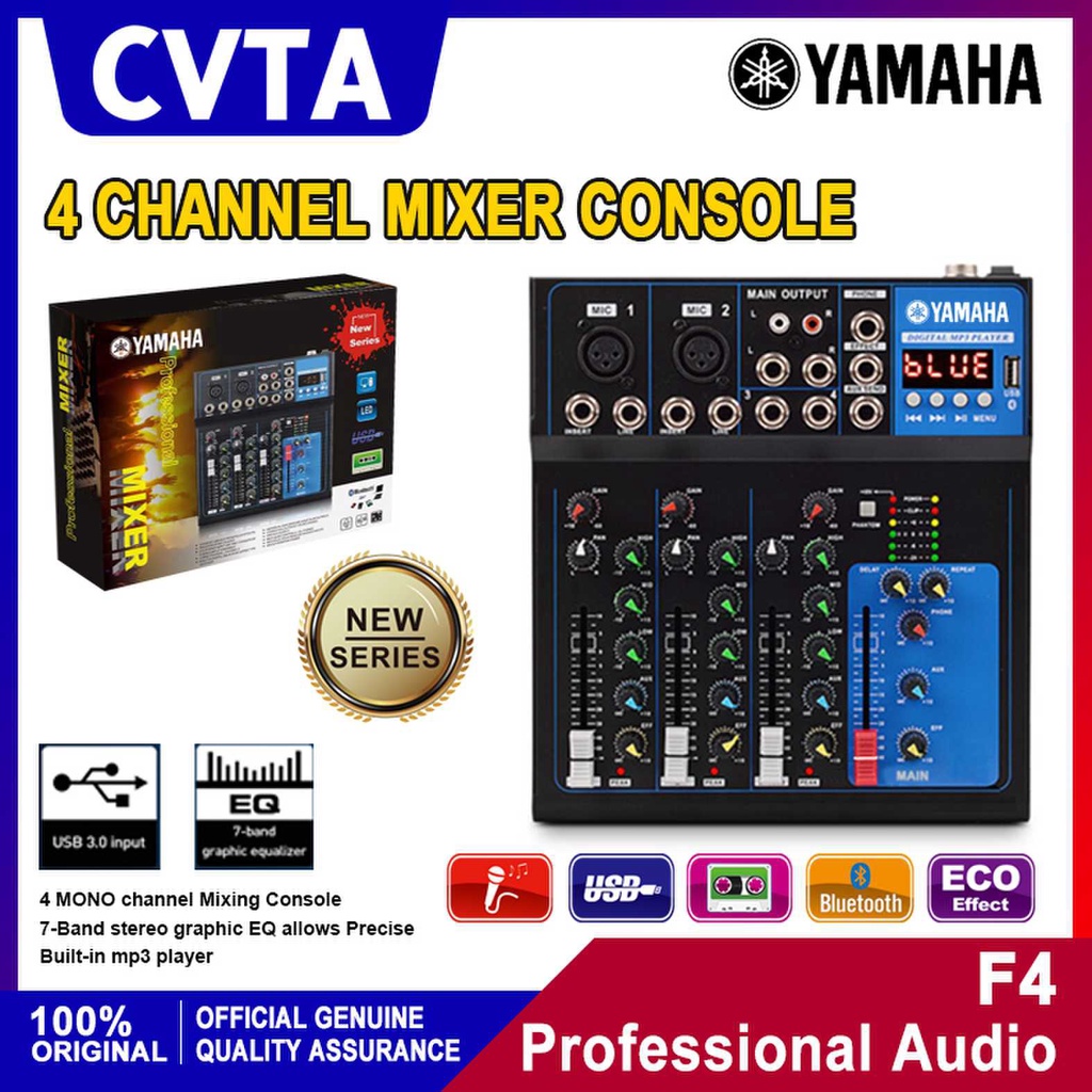Yamaha F4-USB 4 Channel Mixer W/Bluetooth | Shopee Malaysia