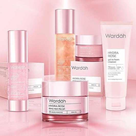 WARDAH SET 5IN1 HYDRA ROSE DEWY SKIN Complete Set + FREE Gift | Shopee ...