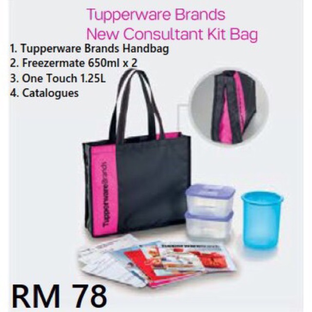 Tupperware New Membership with Kit Bag Business Opportunity | Shopee ...