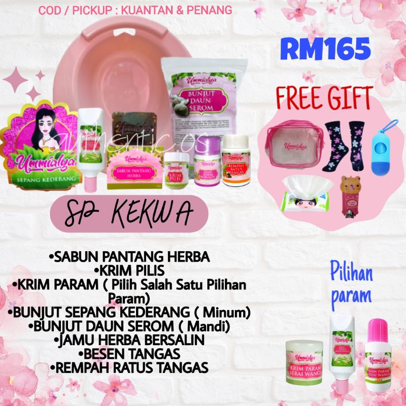 Ummialya Set Pantang Ibu Bersalin Tungku Bengkung Param Pilis Mandian ...