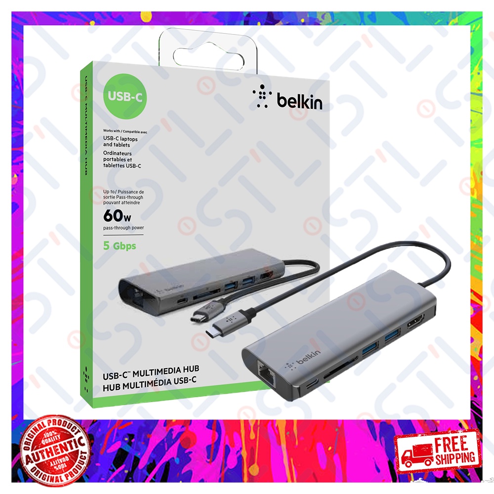 Belkin USB-C Multimedia Hub f4u092btsgy | Shopee Malaysia