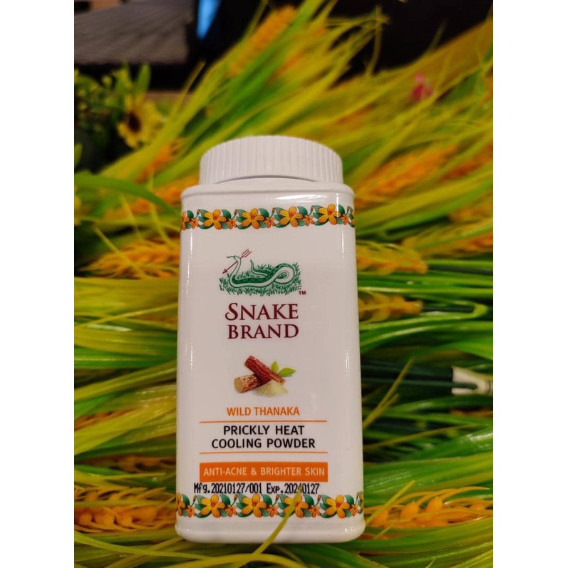 SNAKE BRAND Prickly Heat Cooling Powder [50g] READY STOCK | Shopee Malaysia