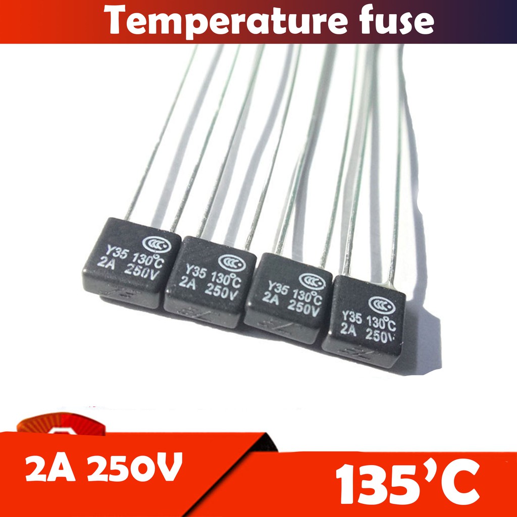 fan fuse 135C Degree fius kipas Thermal Fuse RH temperature fuse 2A ...