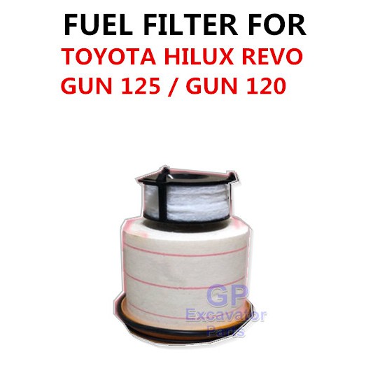 FUEL FILTER DIESEL FILTER TOYOTA HILUX REVO GUN125, GUN120 | Shopee ...