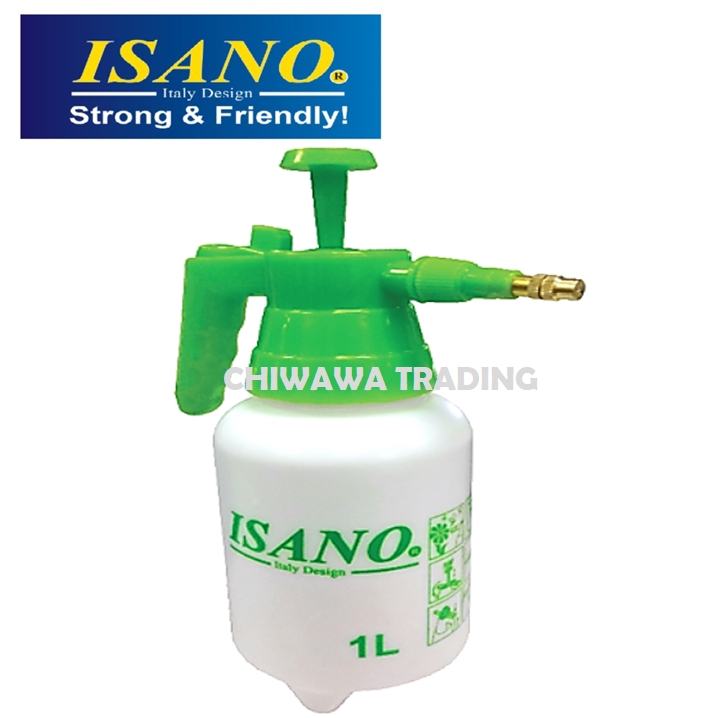 ISANO Garden Pressure Sprayer Adjustable spray nozzle Lubricant PVC ...