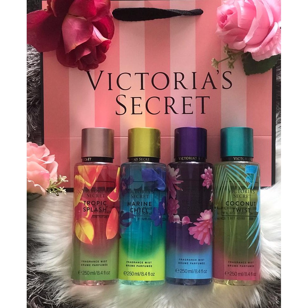 💯 Ori Rejected Victorias Secret Neon Botanicals Fragrance Mist 250ml