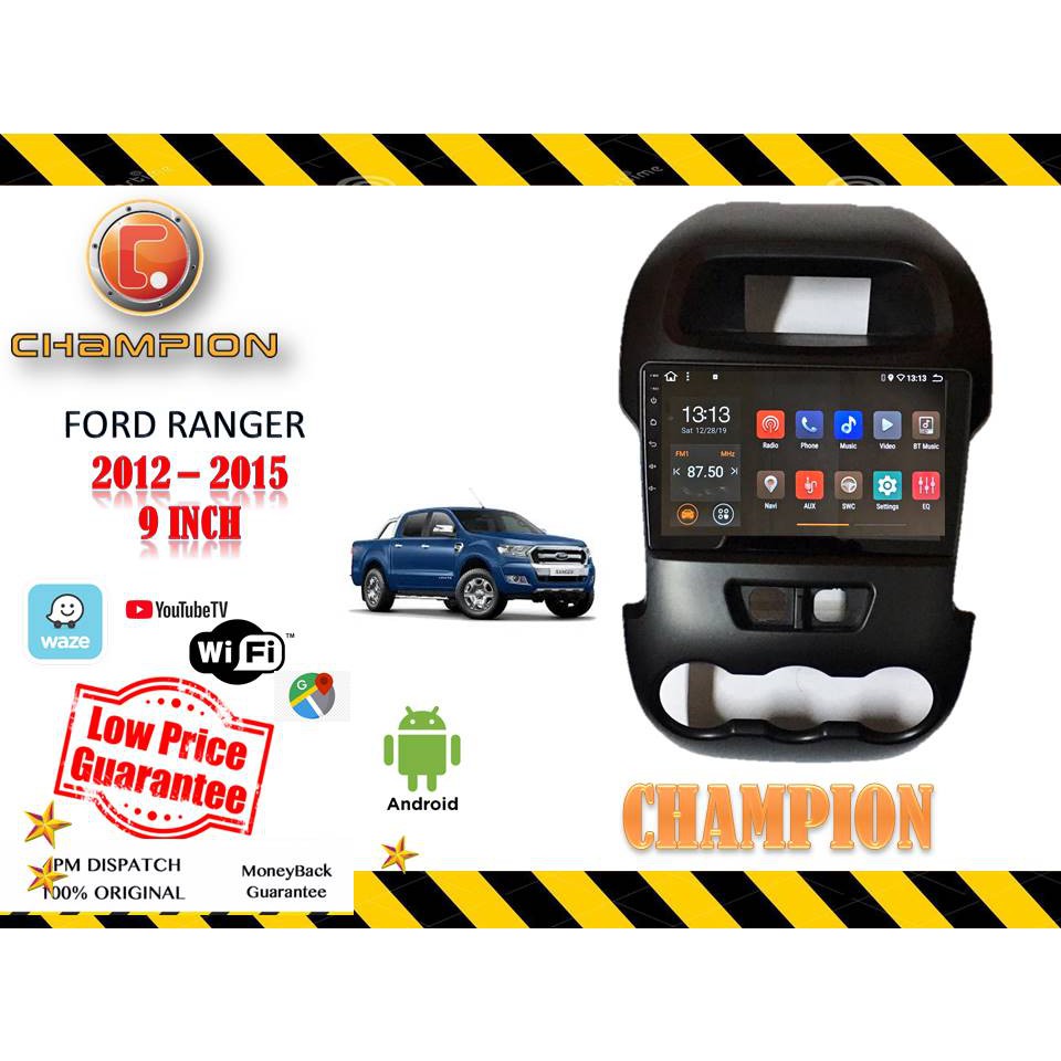Ford Ranger T6 2012 9" 2+32G Wifi Android Player with Casing (Socket ...